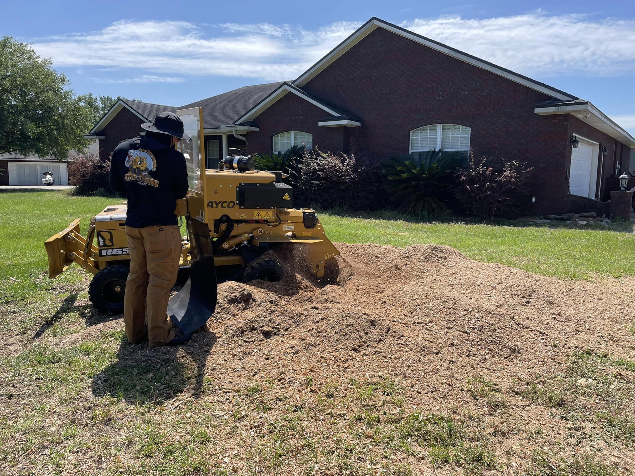 stump grinding in Jacksonville, FL | On The Grind Stump Grinding ...