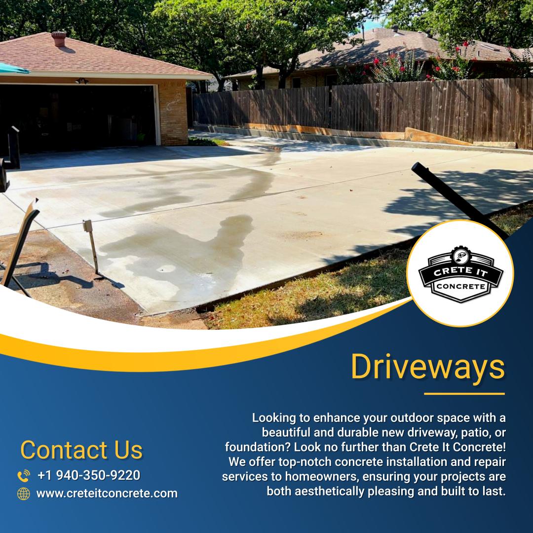 Concrete Contractor in Fort Worth, TX | Crete It Concrete